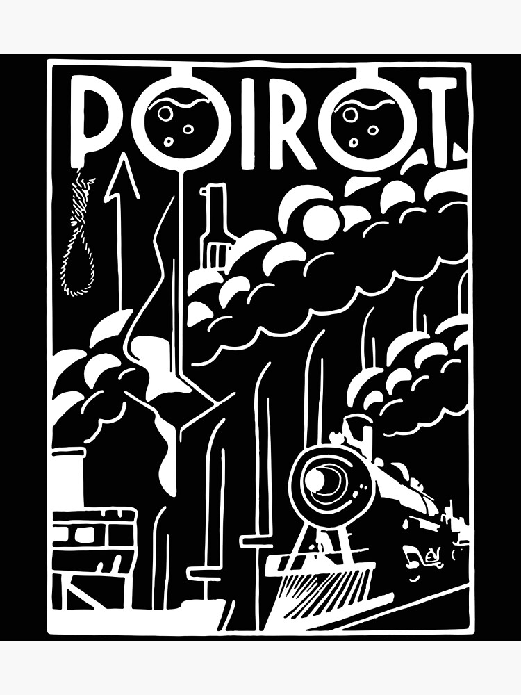 "Graphic-Poirot-Fictional-Detective" Poster for Sale by GabrielaKirklan ...