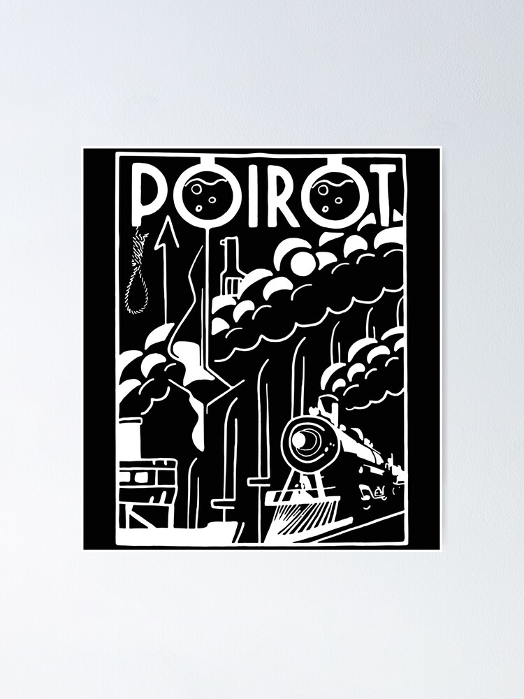 "Graphic-Poirot-Fictional-Detective" Poster for Sale by GabrielaKirklan ...