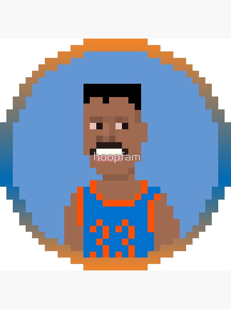 "Patrick Ewing Pixel Art" Poster for Sale by hoopfam | Redbubble