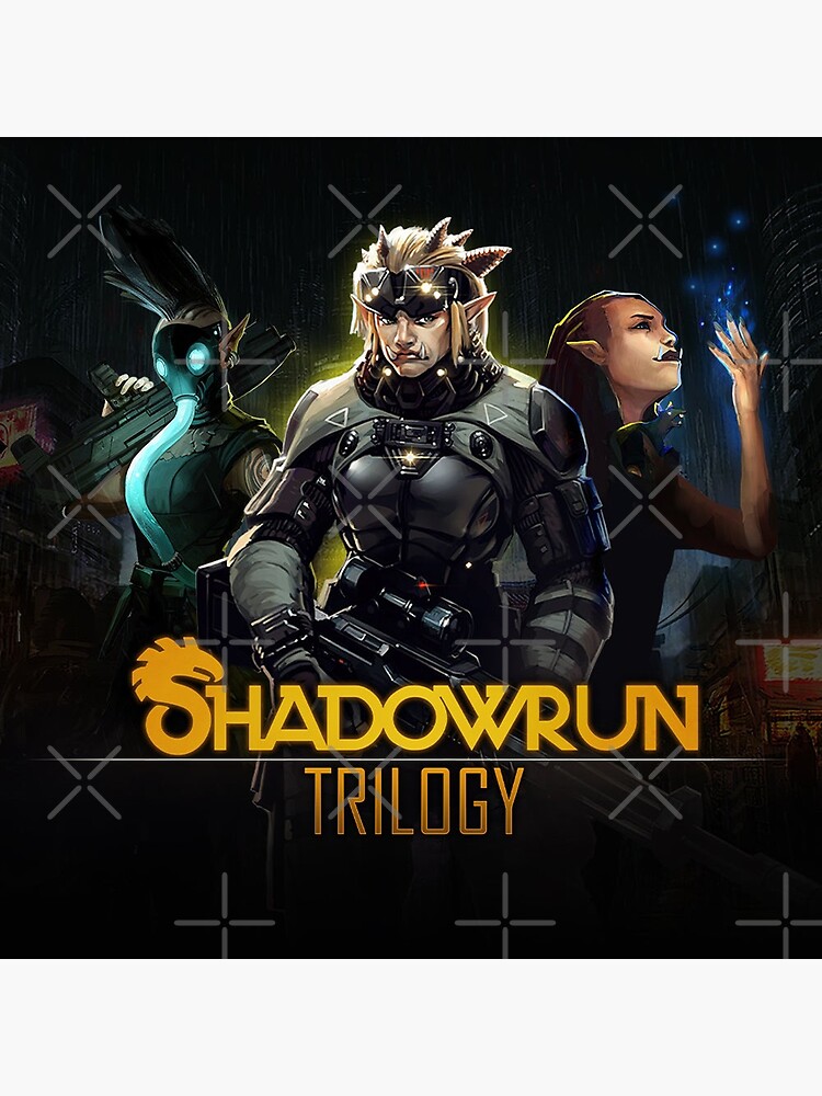 "Shadowrun Trilogy" Poster for Sale by bershaniya | Redbubble