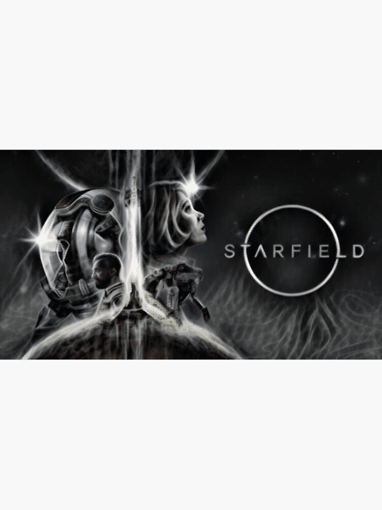 "Starfield Special Art Black White Classic " Sticker for Sale by ...