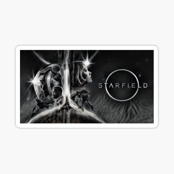 "Starfield Special Art Black White Classic " Sticker for Sale by ...