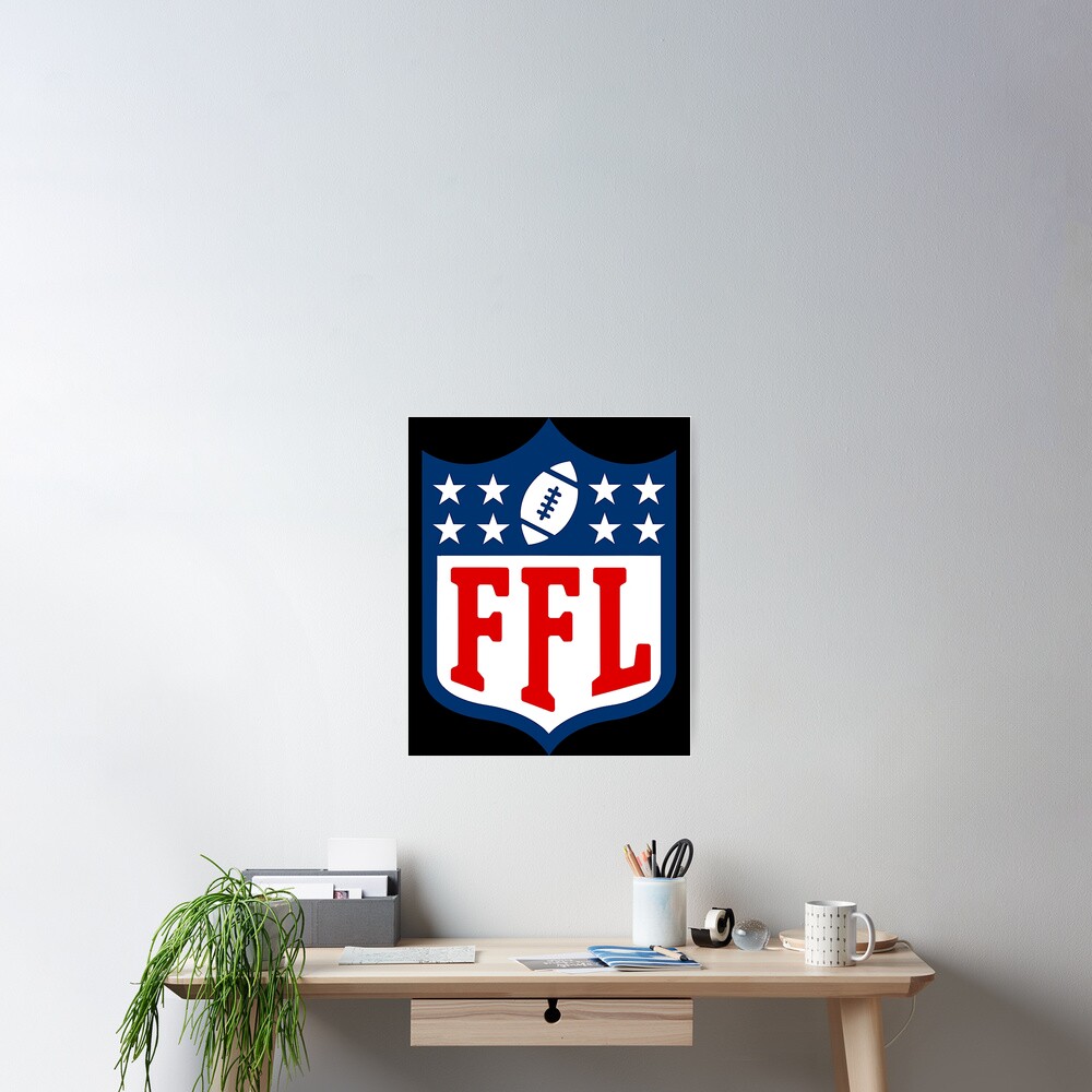 "Fantasy Football Logo Ffl League Lover " Poster for Sale by CRasmussen ...