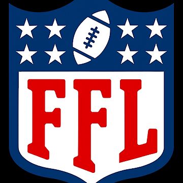 "Fantasy Football Logo Ffl League Lover " Sticker for Sale by ...