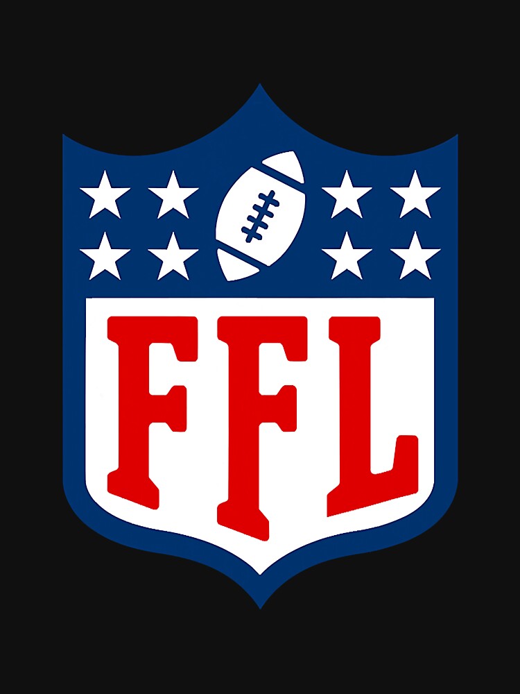 "Fantasy Football Logo Ffl League Lover " Essential T-Shirt for Sale by ...