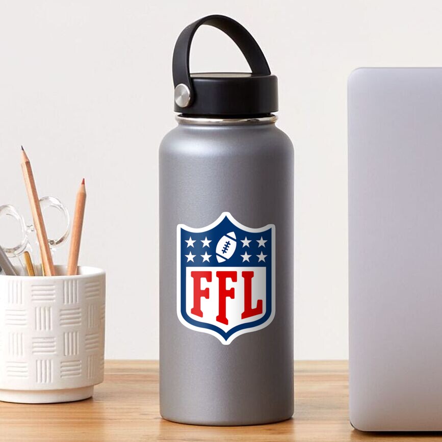 "Fantasy Football Logo Ffl League Lover " Sticker for Sale by ...