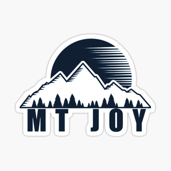 "mt joy " Sticker for Sale by EnchantedBoud | Redbubble