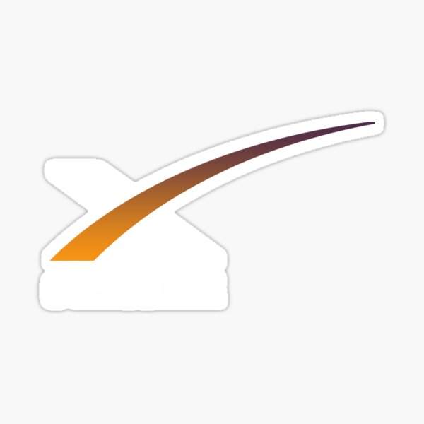 "Starlink logo" Sticker for Sale by Perkins125 | Redbubble