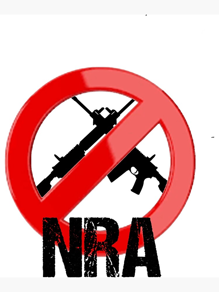 Póster «Equipo político de estilo de pistola de insignia anti NRA» de ...