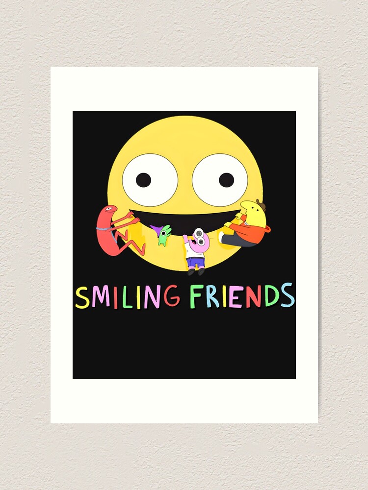 "Smiling friends logo" Art Print for Sale by BethnyFleury1 | Redbubble