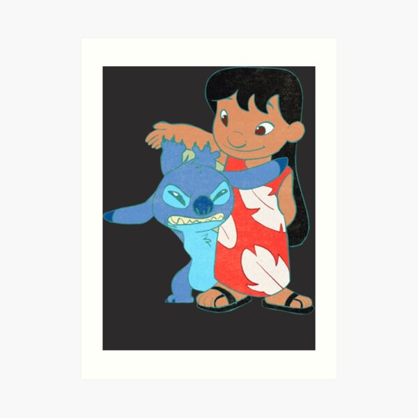 "Stitch and Lilo Drawing" Art Print for Sale by nehmeroideenerp | Redbubble