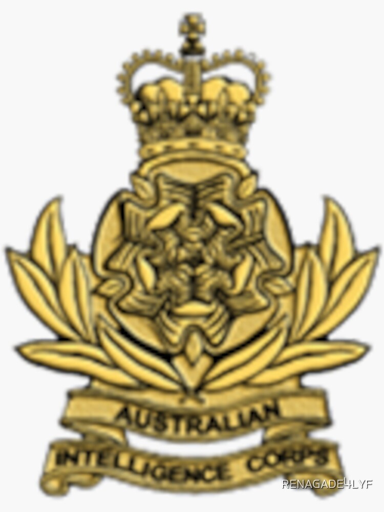 "Australian Intelligence Corps badge" Sticker for Sale by RENAGADE4LYF ...