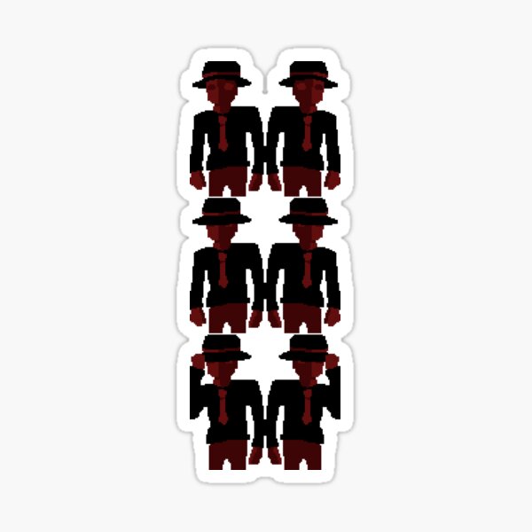 "REDMAN Sprites" Sticker for Sale by sllowpoke | Redbubble