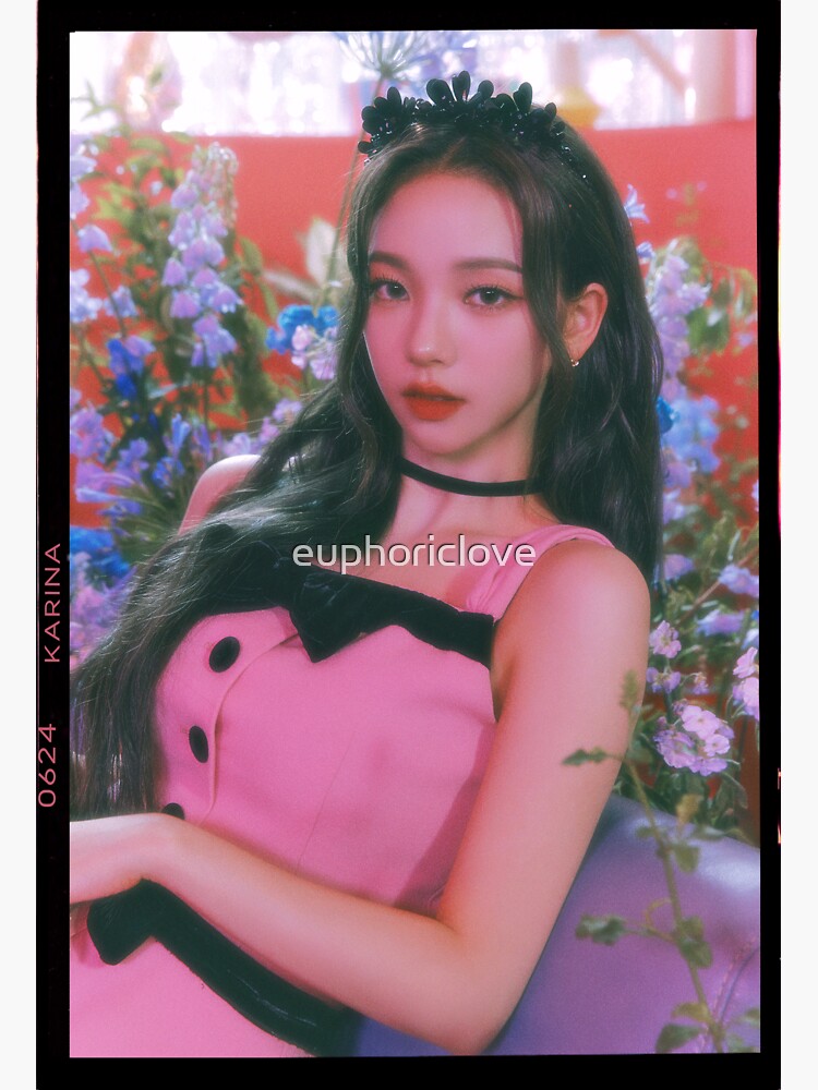 "Retro KARINA LTS Poster 2 " Sticker for Sale by euphoriclove | Redbubble