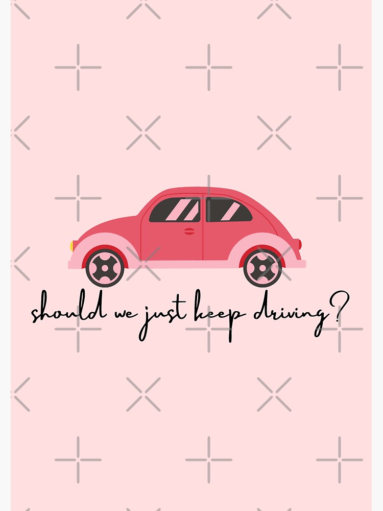 "Harry Styles - Harry's House "Keep Driving"" Sticker for Sale by ...