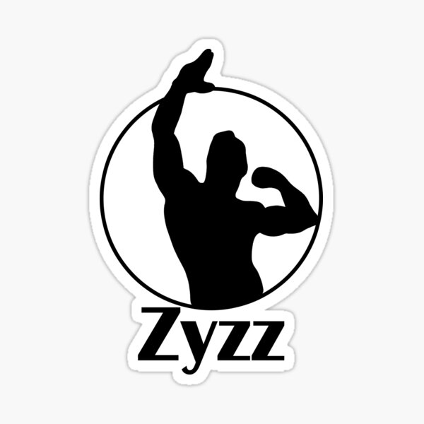 "Zyzz Pose Silhouette Black" Sticker for Sale by designsbyted | Redbubble