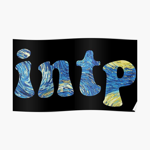 "intp|intp quotes" Poster for Sale by dreamerpandaa | Redbubble