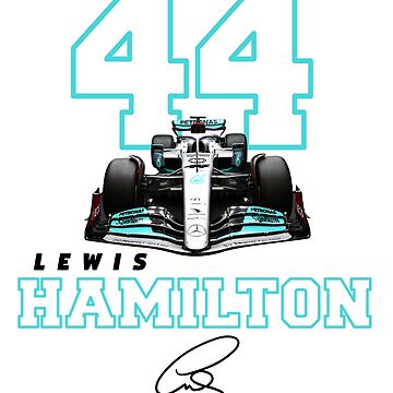 "lewis hamilton 44" Sticker for Sale by KeltonMaggio | Redbubble