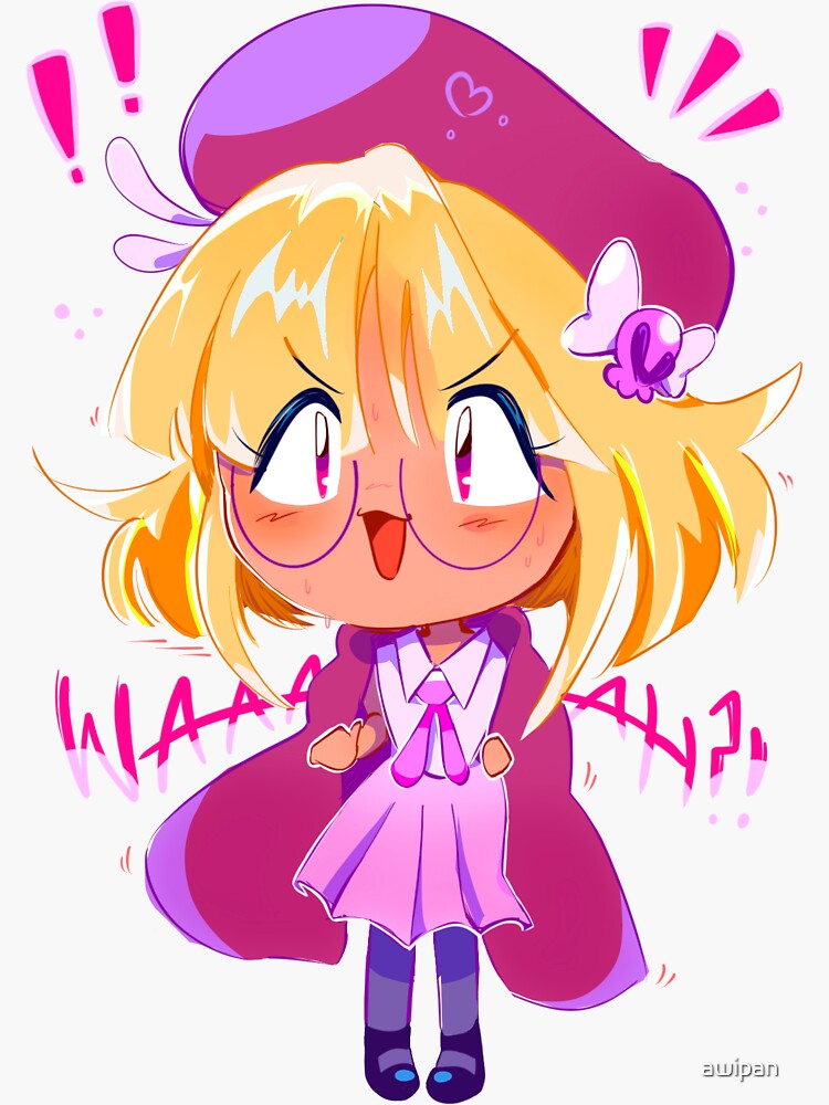 "Bunny Goes "WAAAAH?!"" Sticker for Sale by awipan | Redbubble