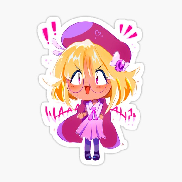 "Bunny Goes "WAAAAH?!"" Sticker for Sale by awipan | Redbubble