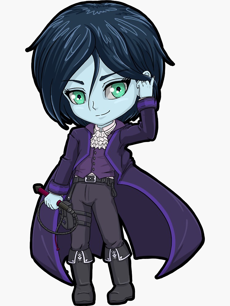 "Chibi Design - Vastien Chevalier" Sticker for Sale by WhimWerecat ...