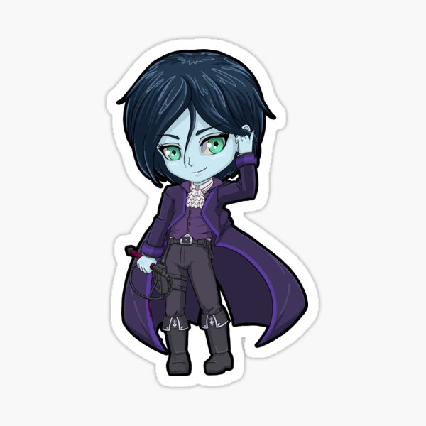 "Chibi Design - Vastien Chevalier" Sticker for Sale by WhimWerecat ...