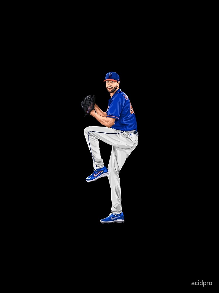 Jacob deGrom Baseball pitcher vector art Graphic T-Shirt sold by ...