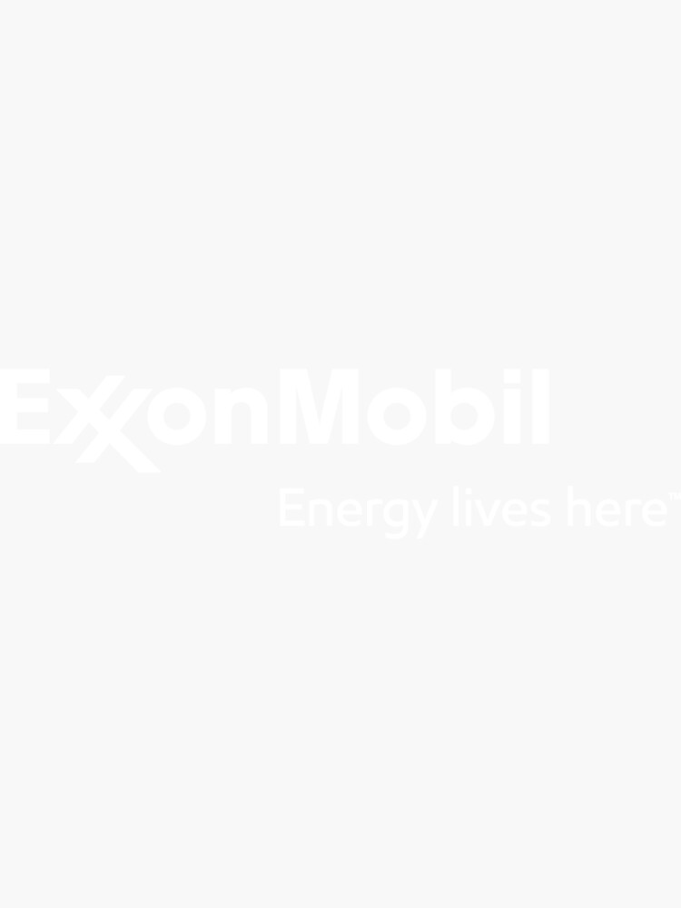 "exxon mobil oil -logo" Sticker for Sale by EdieTurcot421 | Redbubble