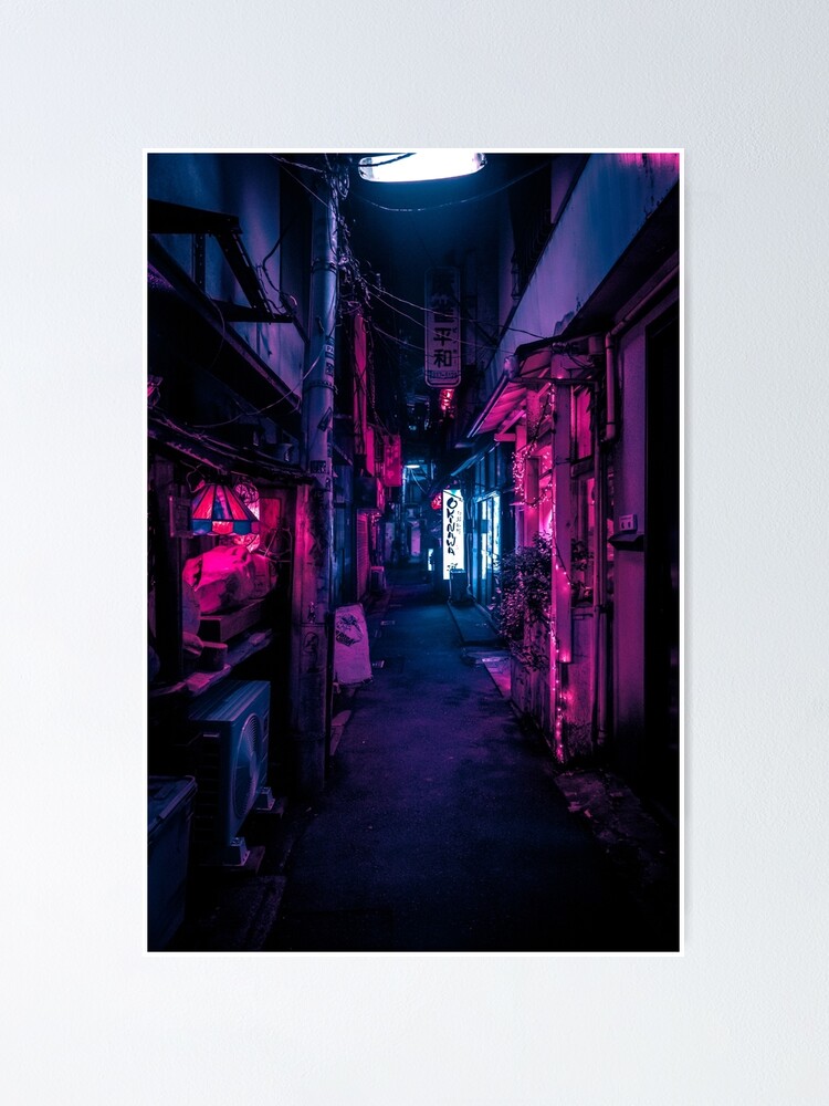 "Underground Alleyway To Neon Festival" Poster for Sale by HimanshiShah ...