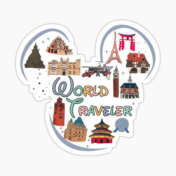 "Epcot World Showcase" Sticker for Sale by Janadavis7799 | Redbubble