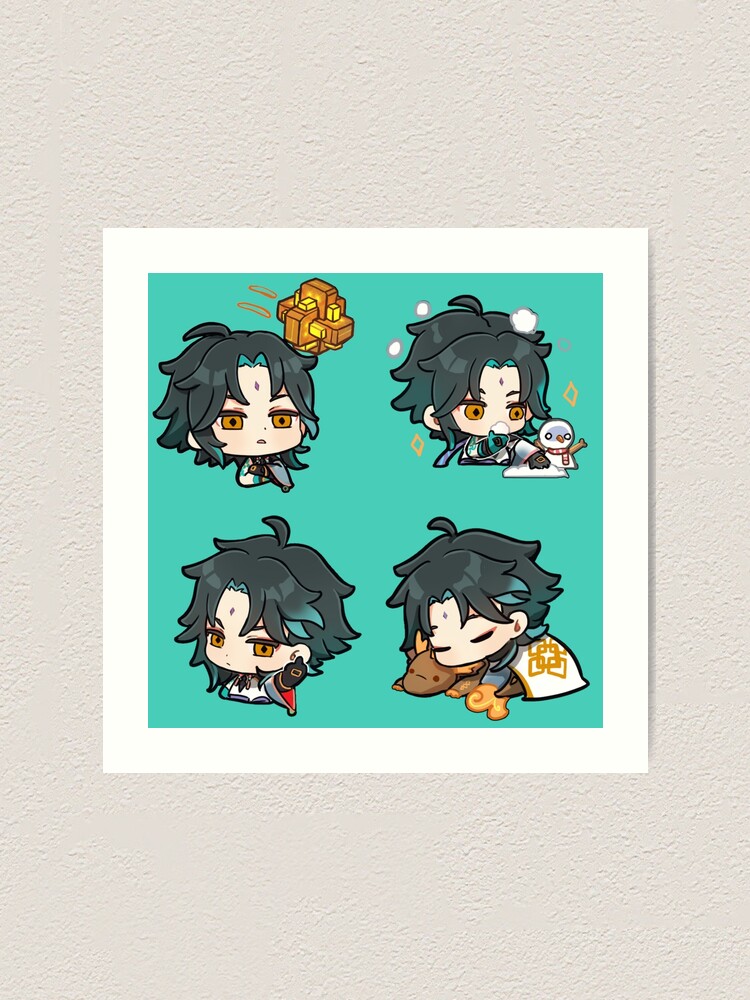 "Xiao New - Genshin Impact Xiao - Chibi Pack" Art Print for Sale by ...