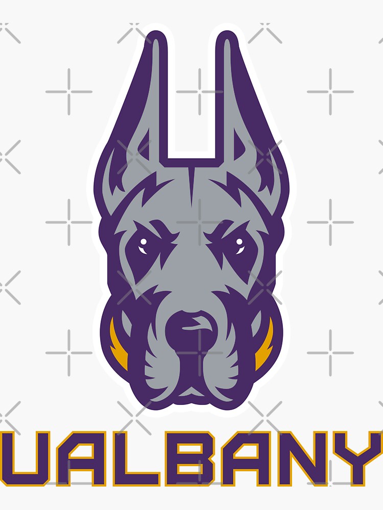 "Ualbany-Danes Merch" Sticker for Sale by sempakriri | Redbubble