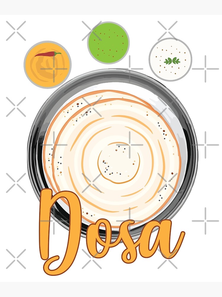 "Masala Dosa Idli Churtney on Banana Leaf Indian Food" Poster for Sale ...