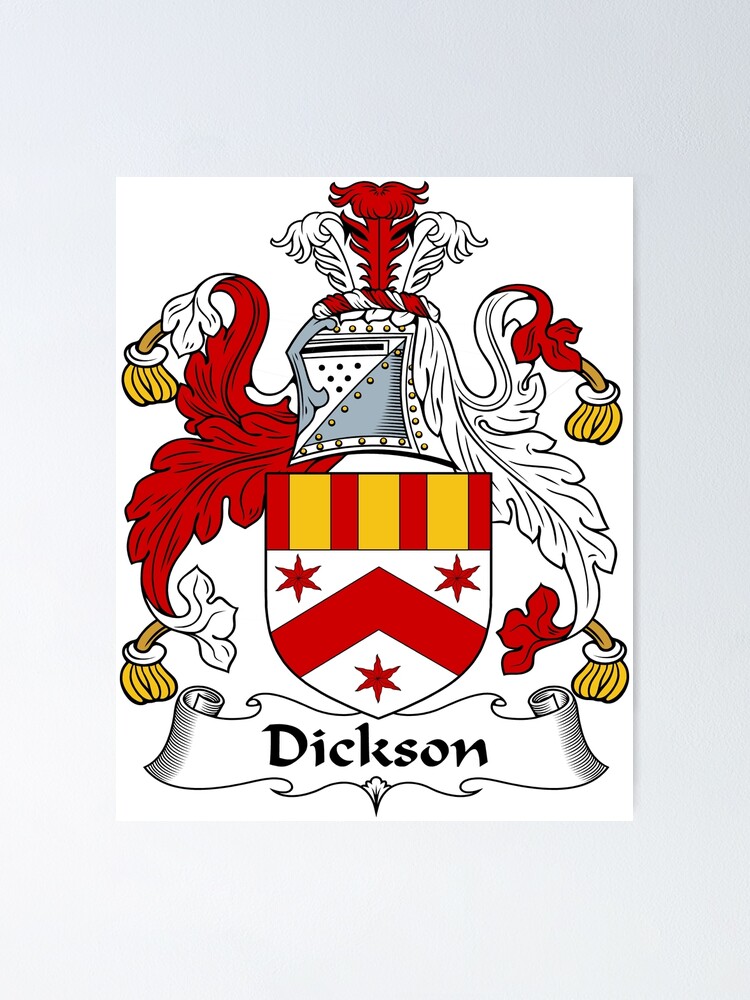 "Dickson" Poster for Sale by HaroldHeraldry | Redbubble