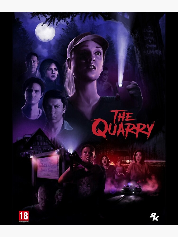 "The Quarry Video game" Poster for Sale by OanaNita | Redbubble