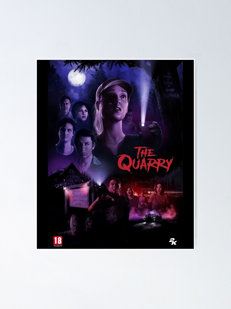 "The Quarry Video game" Poster for Sale by OanaNita | Redbubble