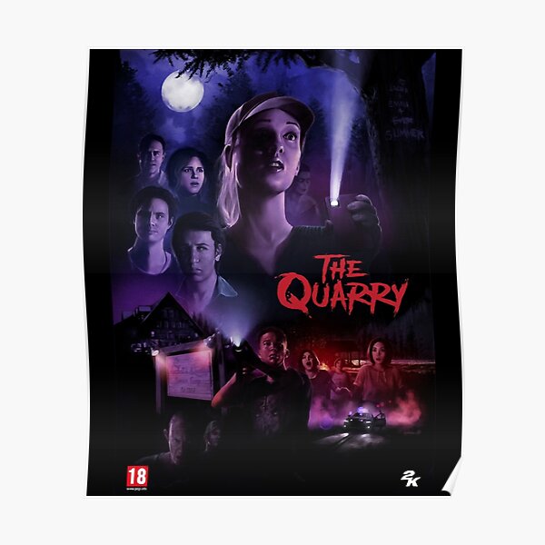 "The Quarry Video game" Poster for Sale by OanaNita | Redbubble
