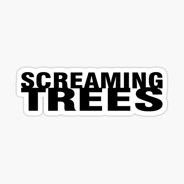 "SCREAMING TREES BAND" Sticker for Sale by vukasmiaskla | Redbubble