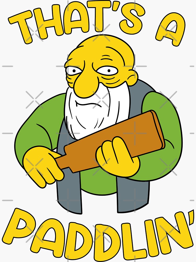 "Jasper Beardsley - Thats a Paddlin'" Sticker for Sale by McPod | Redbubble