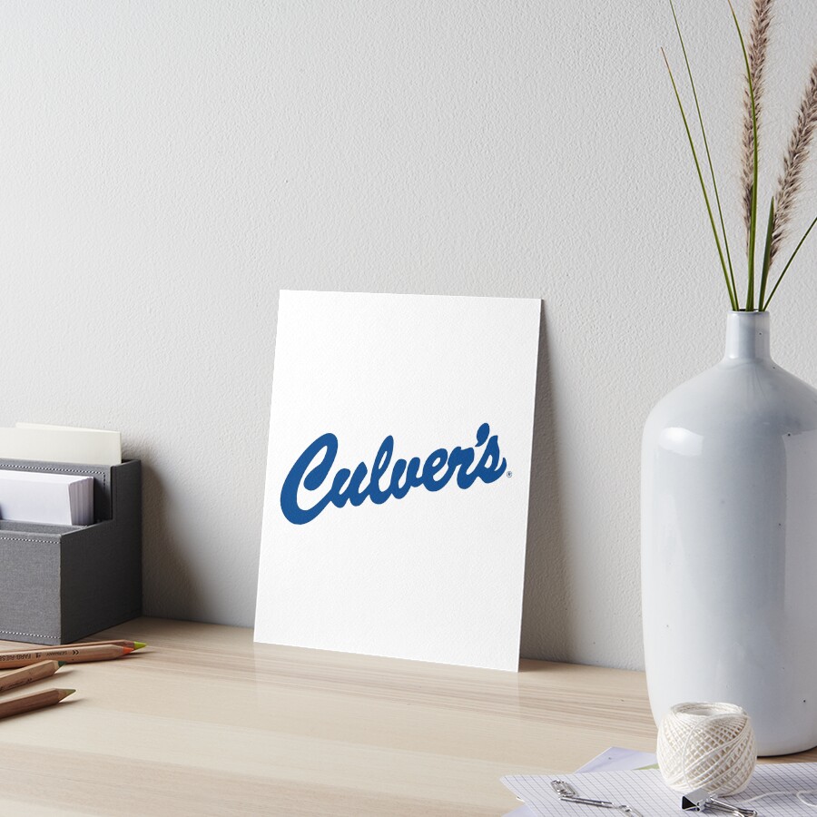 "Culver's Logo" Art Board Print for Sale by JackobShp | Redbubble