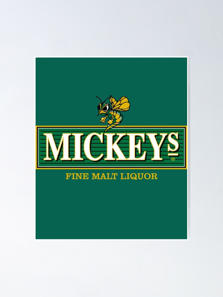 "Mickeys Fine Malt Liquor, Mickeys Hornet-Logo" Poster von MoniKnitting ...