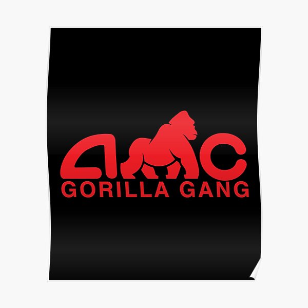"AMC Ape Gorilla Gang GME WSB Stonks" Poster for Sale by MuoiChin ...