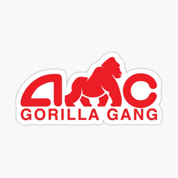 "AMC Ape Gorilla Gang GME WSB Stonks" Sticker for Sale by MuoiChin ...