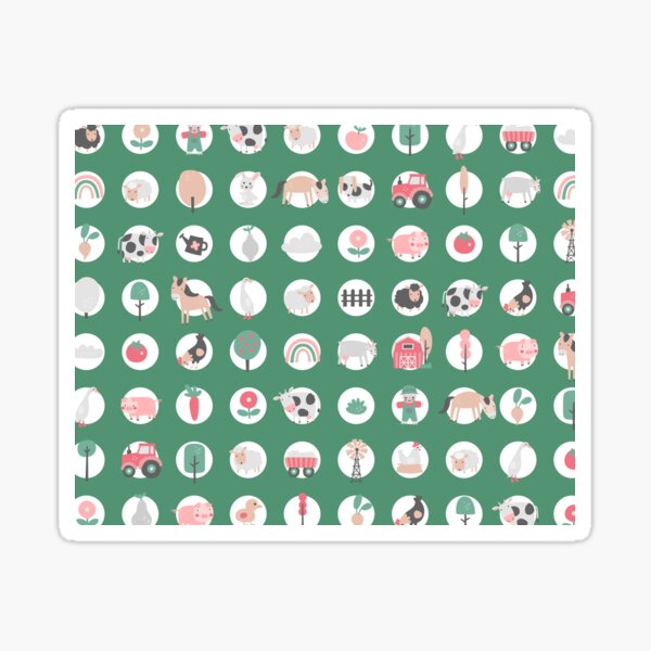 "Farm life" Sticker for Sale by melomania | Redbubble