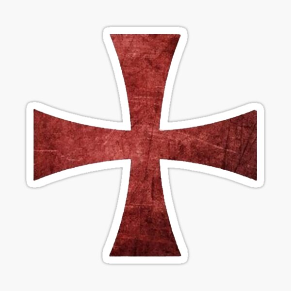 Skinny Jeans St. Michael Templar Knights Decal - White & Red Crusader ...