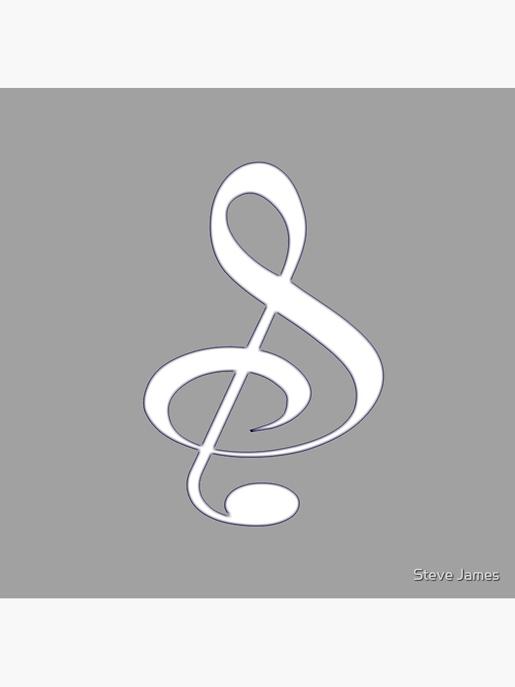 "Treble Clef" Poster by stevewc2 | Redbubble