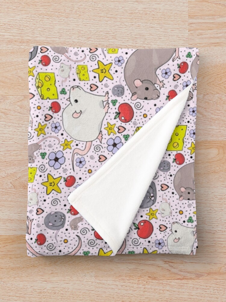 "Fancy Rats" Throw Blanket for Sale by Nemki | Redbubble