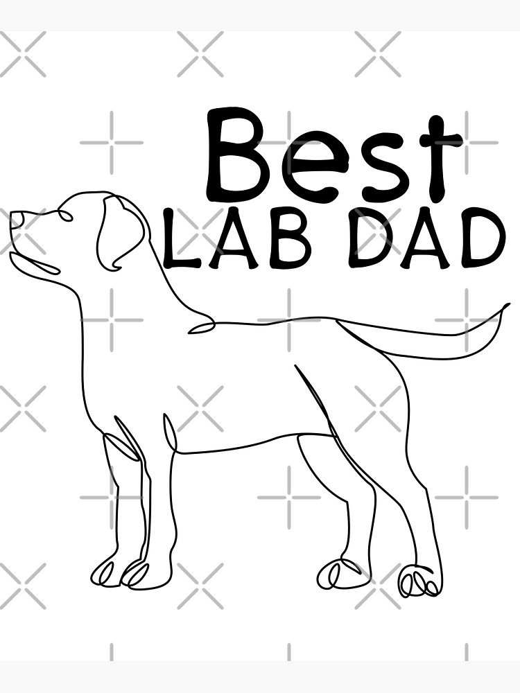 "Best Lab Dad, Labrador doodle, lab lovers, lab Dads " Sticker for Sale ...