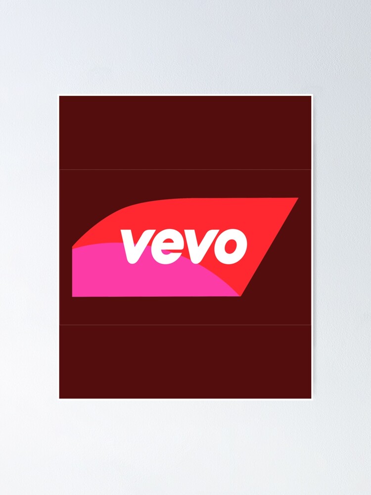 "Vevo logo " Poster for Sale by StewarGoldwin | Redbubble