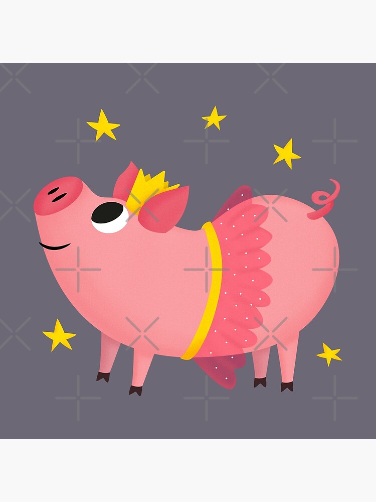 "Miss Piggy the Piglet" Poster for Sale by cutieotter | Redbubble